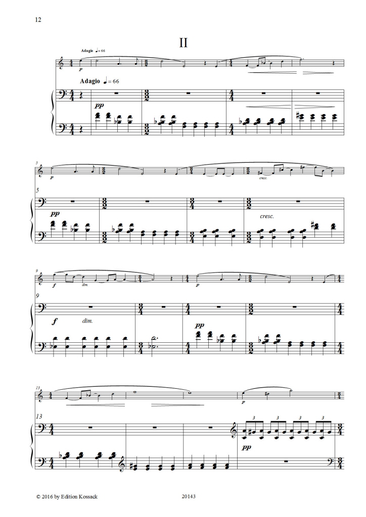 Flöte und Klavier